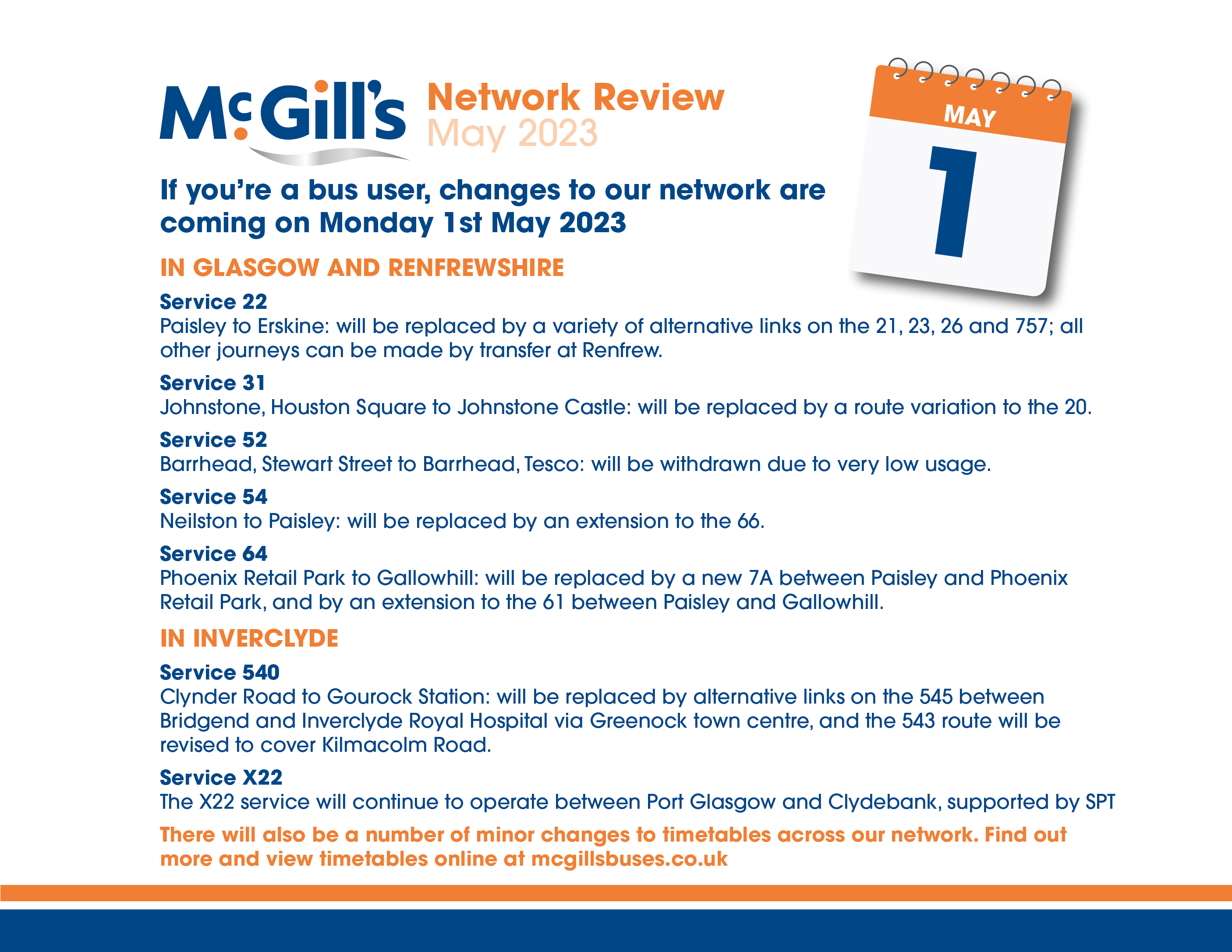 McGill s Network Review Monday 1st May 2023 McGill s Buses mcgill-s-network-review-monday-1st-may-2023-mcgill-s-buses